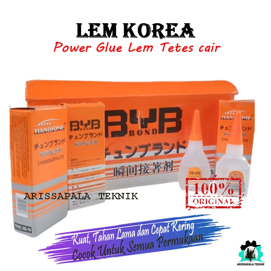 Jual LEM KOREA LEM TETES SERBAGUNA LEM SETAN POWER GLUE ALTECO ALTICO ...
