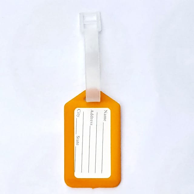 Jual luggage tag gantungan Koper Tas Label Nama name tage Bahan Plastik ...