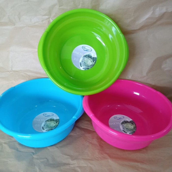 Jual Baskom Hawai Daichi Baskom Bulat Plastik Baskom Tempat Serbaguna ...