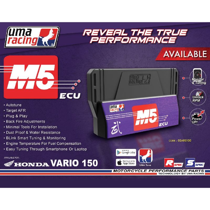 Jual UMA RACING ECU ADV150 & VARIO 150 EASY TUNING THROUGH SMARTPHONE ...