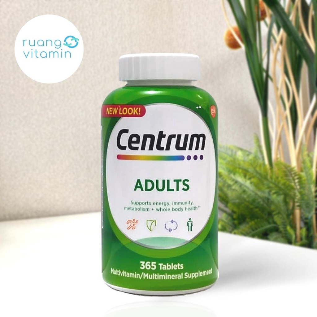 Jual CENTRUM Adults Under 50 Multivitamin/Multimineral (365 Tablets ...