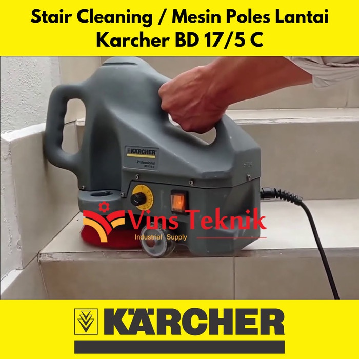 Jual Mesin Poles Lantai Karcher Bd 17/5 C Handheld Scrubber Drier Bd17 ...