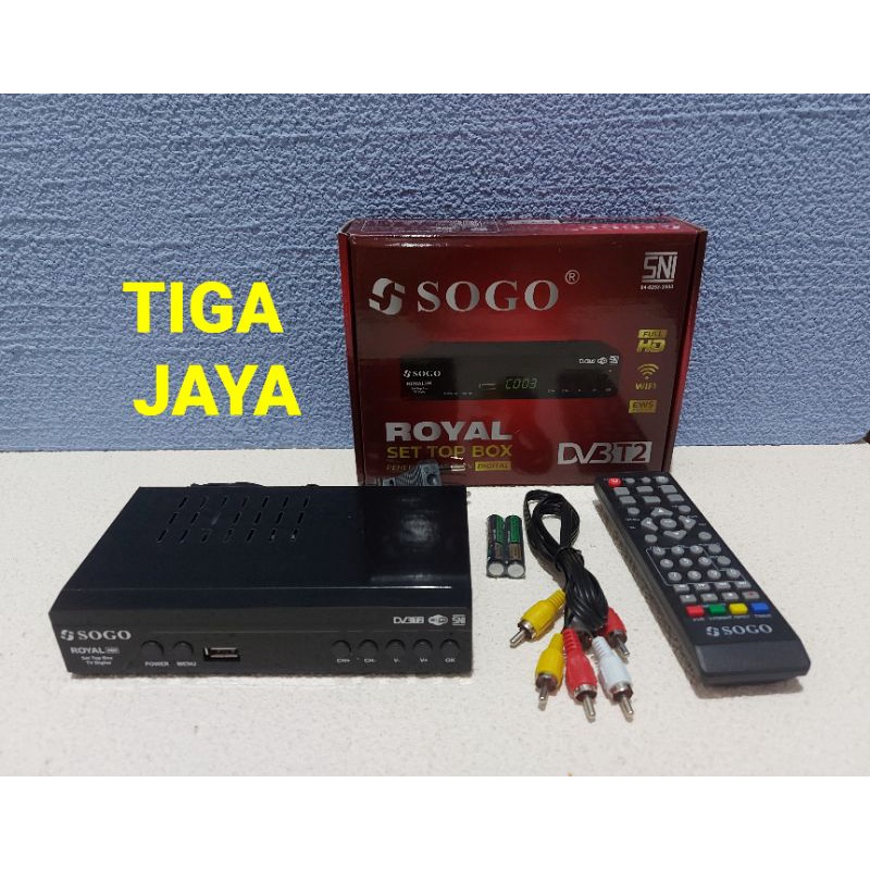 Jual Set Top Box STB Sogo Royal DVB T2 HD Murah Penerima Siaran Digital ...
