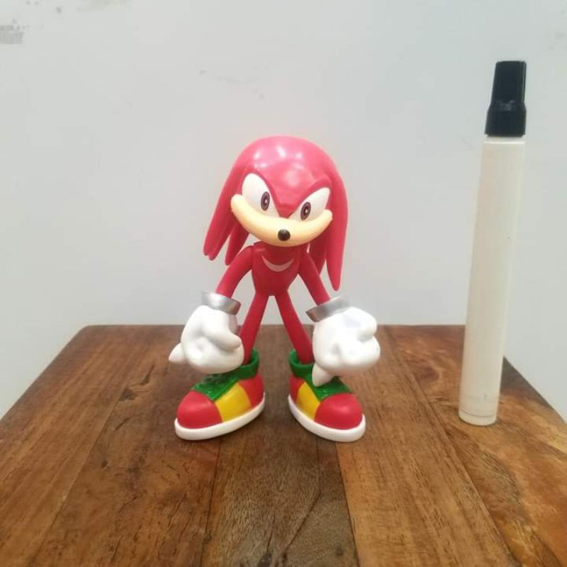 Jual mainan figure sonic series merah knuckles sonic the hedgehogtinggi ...