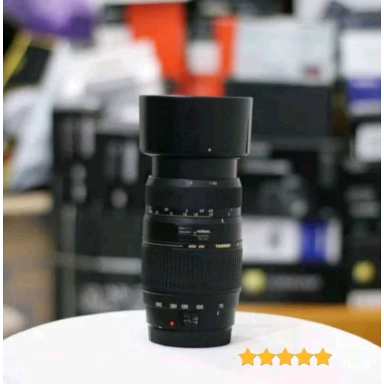 Jual Lensa Tele Zoom Tamron 70-300mm For DSLR SLR Canon Hitam Murah ...