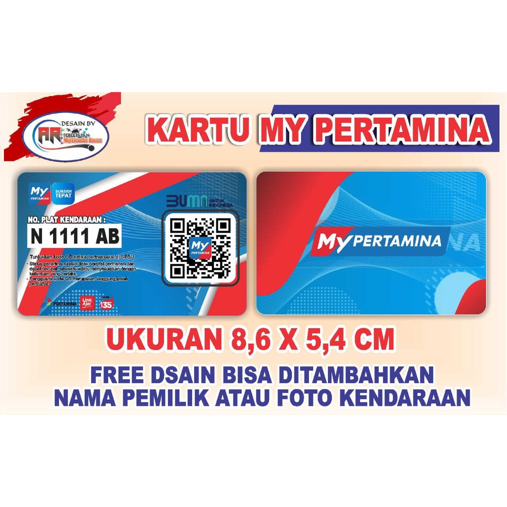 Jual Kartu MyPertamina ID Card My Pertamina | Shopee Indonesia