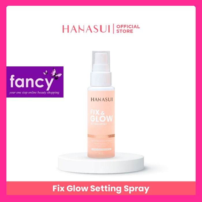 Jual Hanasui Fix & Glow Setting Spray 60 ml Make Up Bercahaya | Shopee ...