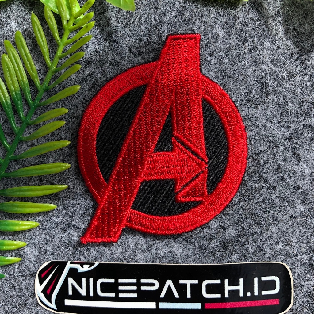 Jual Patch Avengers The Avengers Red Logo Marvel Superhero Team Emblem ...