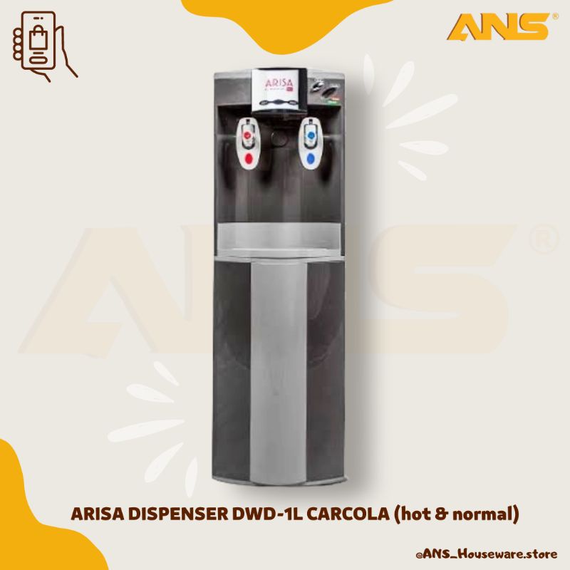 Jual Dispenser ARISA DWD-1L Charcoal Galon Atas | Shopee Indonesia