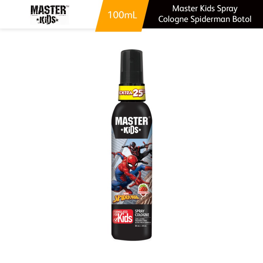 Jual Master Kids Spray Cologne Spiderman 100 ml | Shopee Indonesia