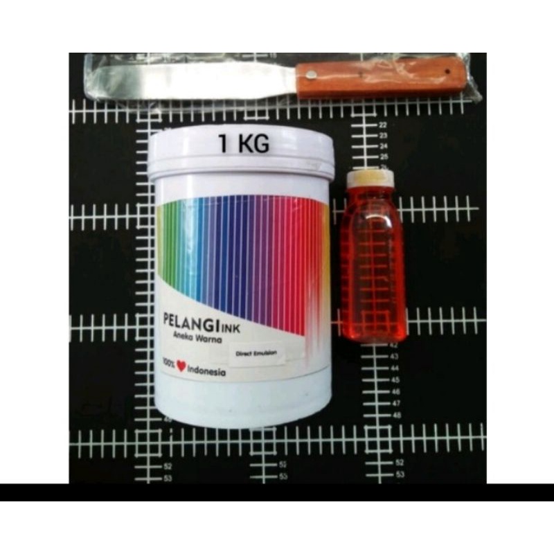 Jual Direct emulsion 1 kg dan spatulla obat afdruk updruk utk cat tinta ...