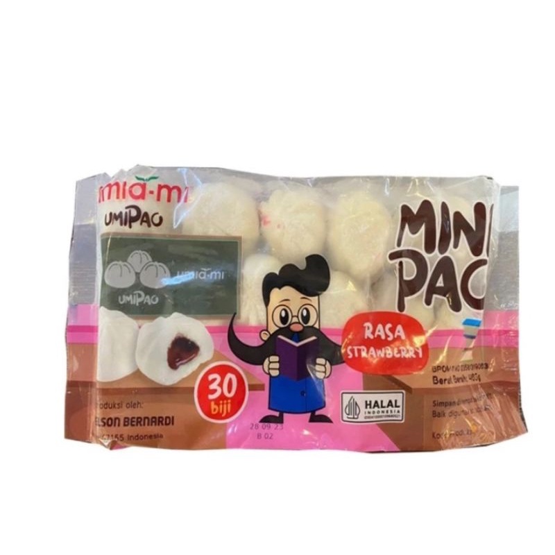 Jual Umiami Mini Pao Strawberry isi 30 pcs | Shopee Indonesia