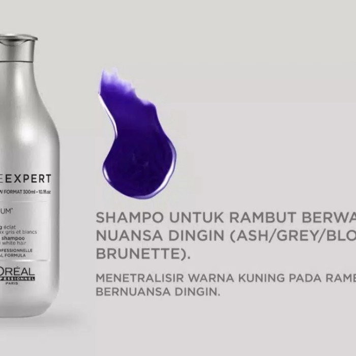 Jual SILVER MAGNESIUM SHAMPO SERIE EXPERT - LOREAL PROFESIONAL | Shopee ...