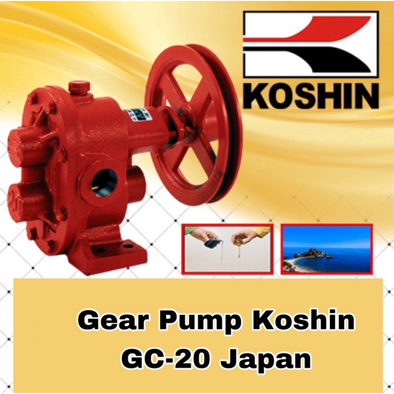 Jual Gear Pump Koshin GC 20 Japan 3/4 Inchi Pompa Gear Pump | Shopee Indonesia