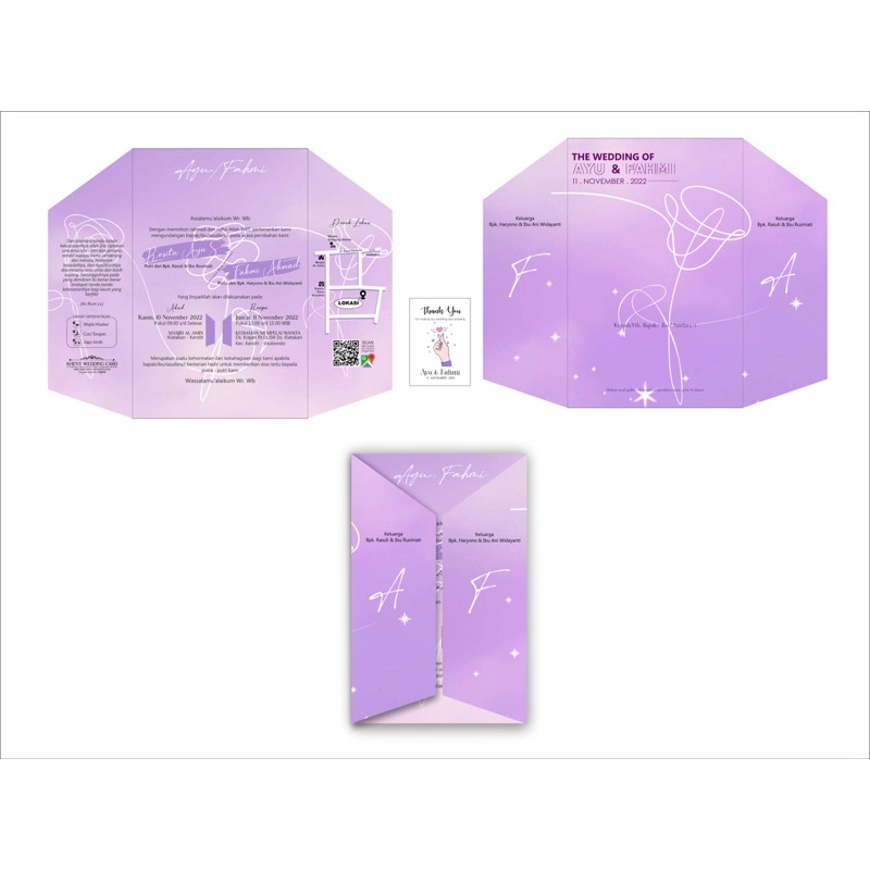 Jual undangan nikah bts khusus army / undangan bts | Shopee Indonesia