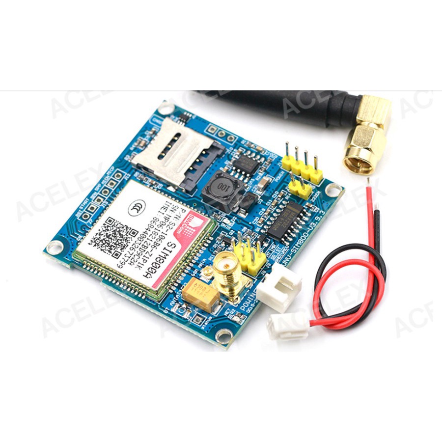 Jual Module SIM800A GSM GPRS Shield Serial Modem for Arduino | Shopee ...