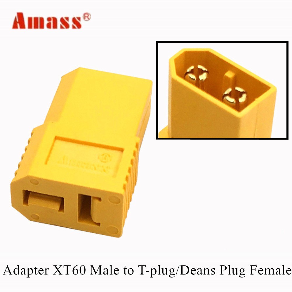 Jual Konektor Konverter Amass Xt60 Male To Tplug T Dean Female Converter Adapter For Rc Car