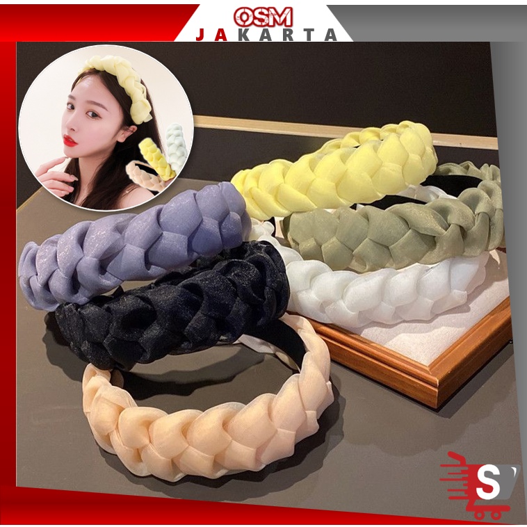 Jual OSM JKT B5643 Bando Kepang Wanita / Bando Kepang Satin Korea ...