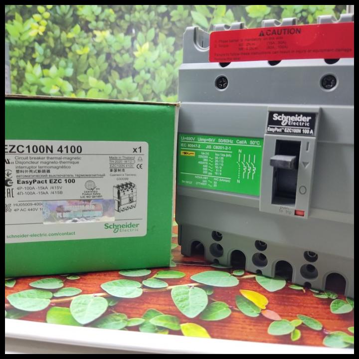 Jual Promo Mccb Breaker Schneider Ezc100N 4P 100A Ezc100N4100 100 A 4 ... Jual Promo Mccb Breaker Schneider Ezc100N 4P 100A Ezc100N4100 100 A 4 ...