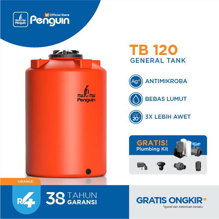 Jual Penguin TB-120 1200 Liter Toren Tandon Tangki Air General Tank ...