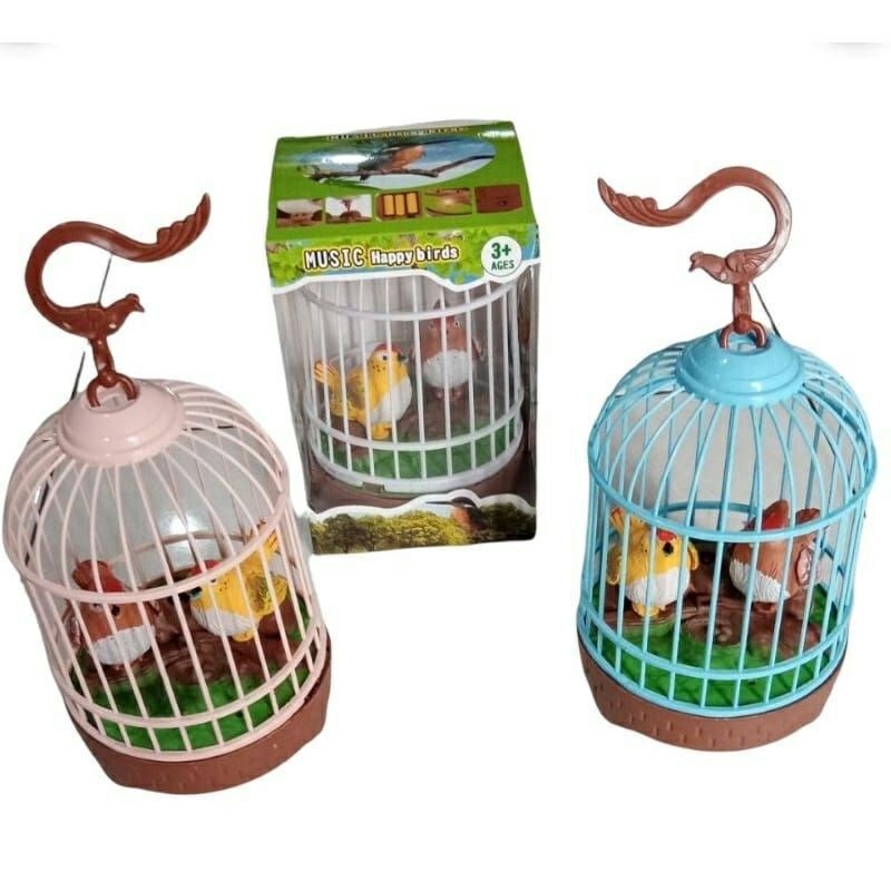 Jual mainan anak BURUNG DALAM SANGKAR bisa GERAK dan BERKICAU. | Shopee ...