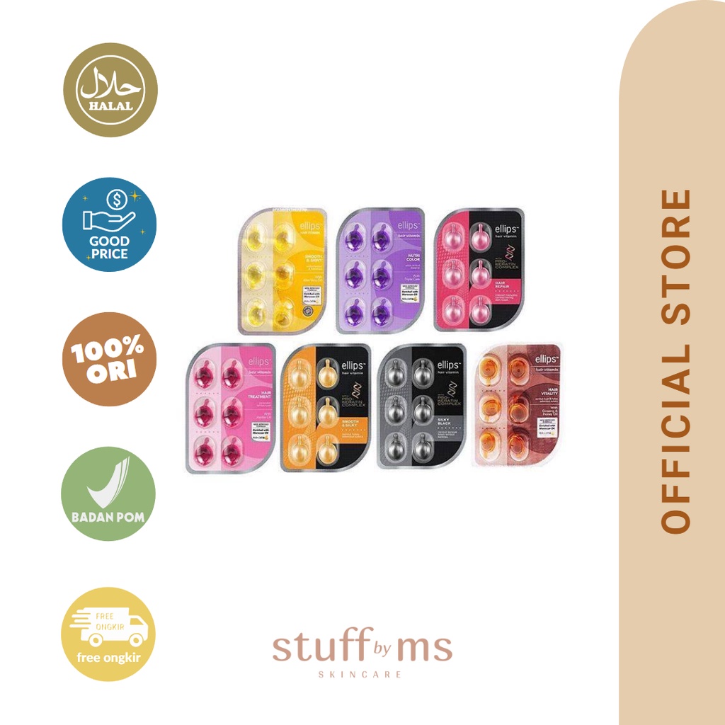 Jual Ellips Hair Vitamin Ellips Vitamin Rambut | Shopee Indonesia