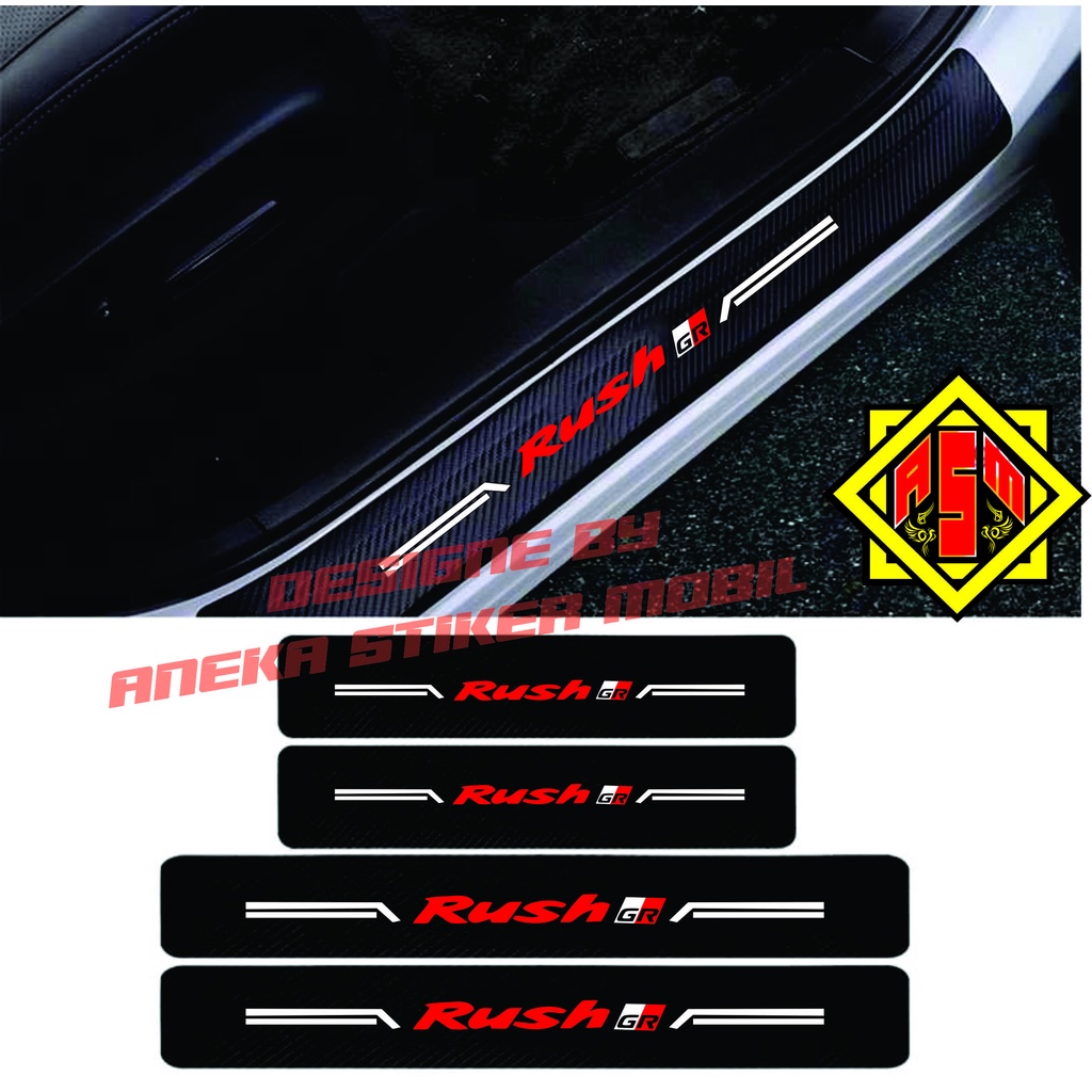 Jual STIKER KARBON RUSH STIKER PELINDUNG PIJAKAN KAKI MOBIL RUSH STIKER ...