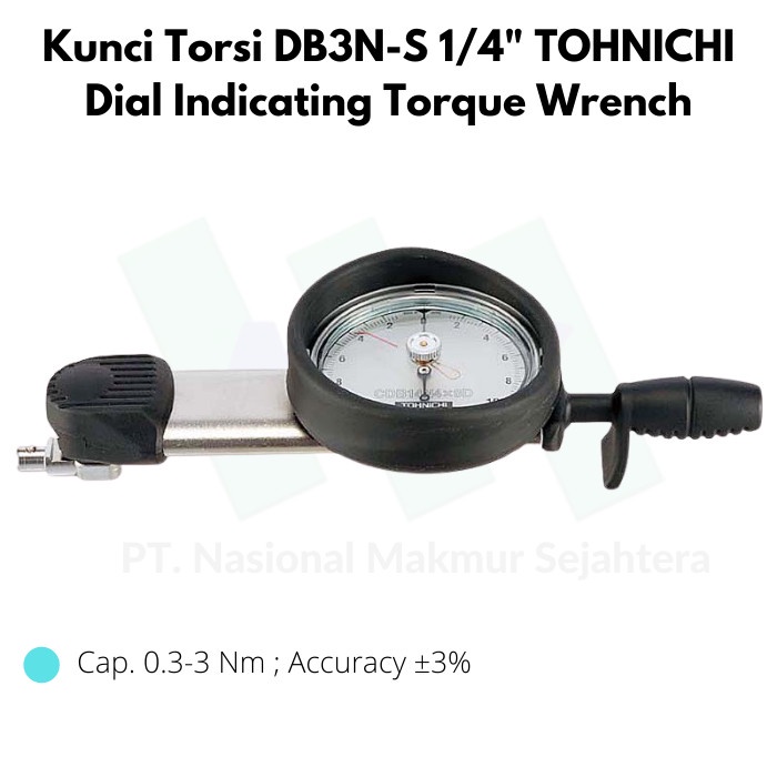 Jual Kunci Torsi DB3N-S 1/4" TOHNICHI Dial Indicating Torque Wrench ...