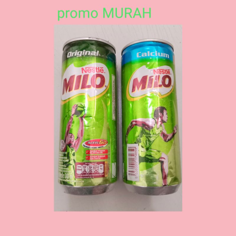Jual MiLo Cair kaleng 240ml, Original /Calcium kleng penyok dikit ...