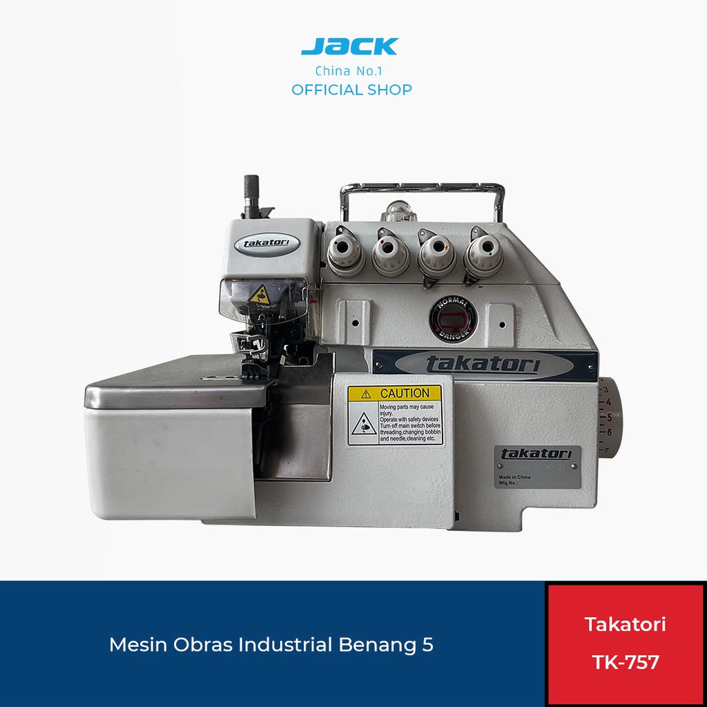Jual MESIN OBRAS INDUSTRIAL BENANG 3, 4, 5 TAKATORI TK-737, TK-747, TK ...