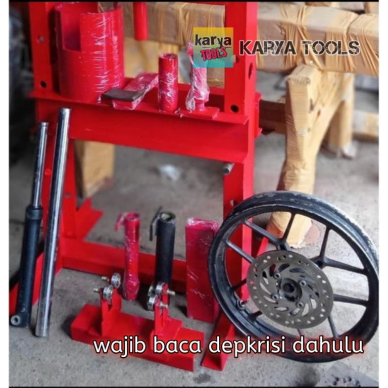 Jual Alat Press Motor Multifungsi Press Fork Press Velg Press Kruk As ...