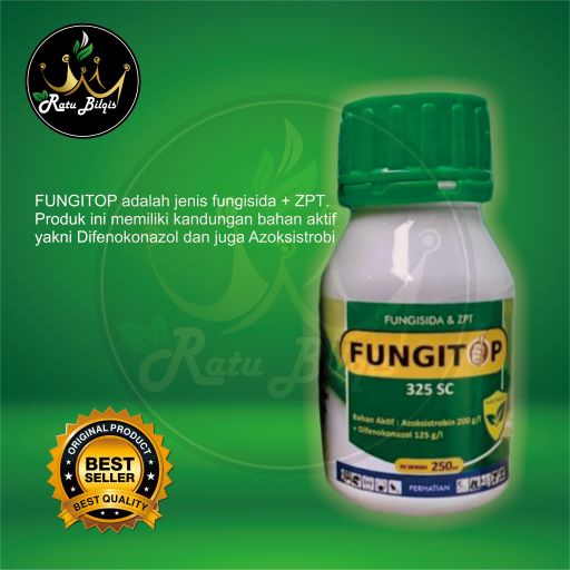 Jual FUNGISIDA FUNGITOP 325SC 250ML B.A AZOKSISTROBIN/DIFENOKONAZOL ...