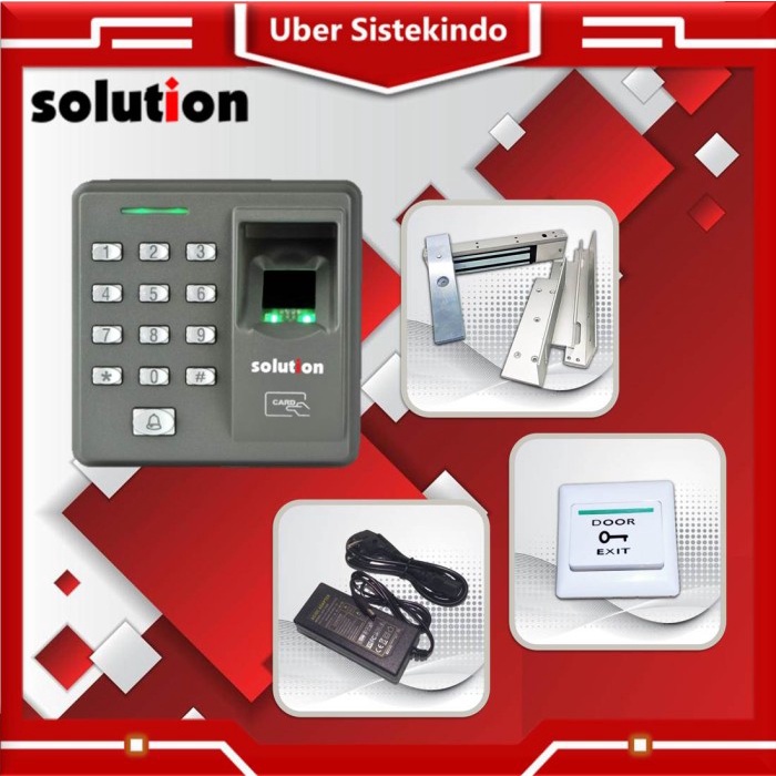 Jual Paket Access Control Solution A101 Fingerprint Access Door | Shopee Indonesia
