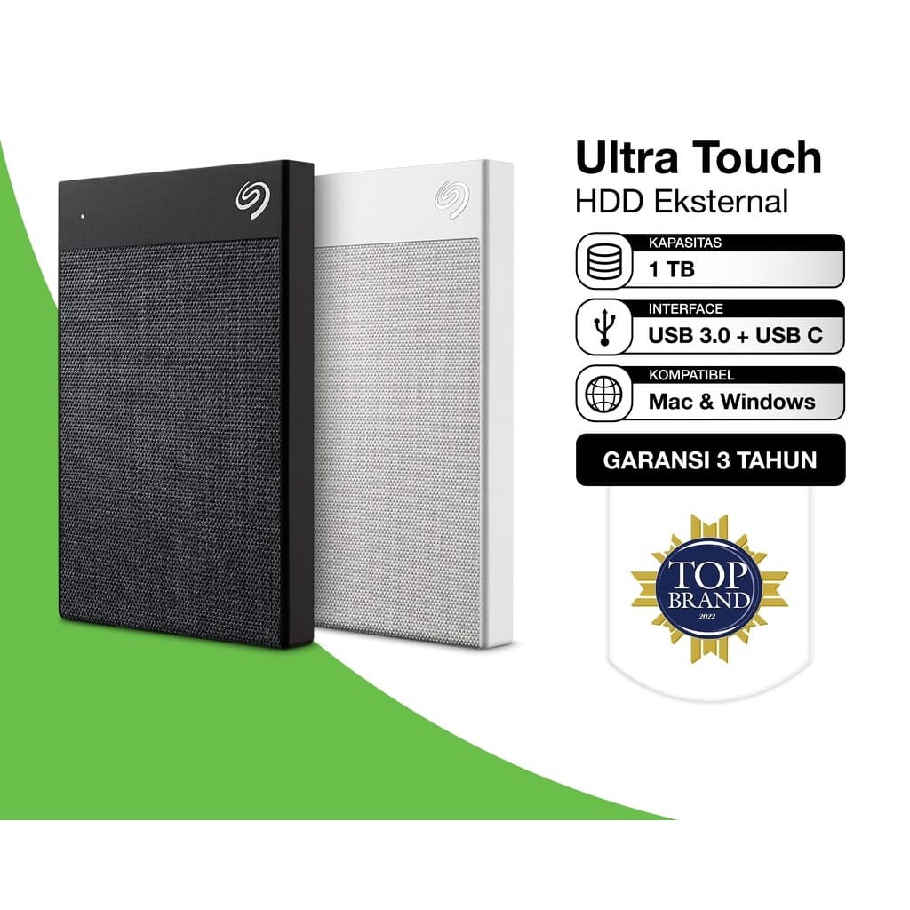 Jual HARDISK EKSTERNAL 1TB USB3.0 POUCH / SEAGATE BACKUP PLUS ULTRA ...