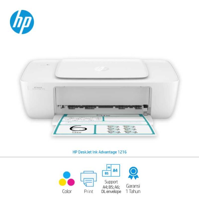 Jual Printer Hp Deskjet Ink Advantage 1216 Pengganti Hp 1112 | Shopee ...