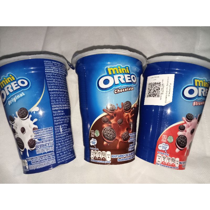 Jual Mini Oreo Cup Chocolate / Strawberry / Original 61,3g | Shopee ...