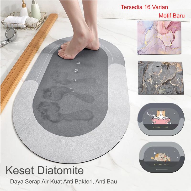 Jual Keset Kaki Diatomite Nyerap Air / Alas kaki Diatomite Anti Slip ...