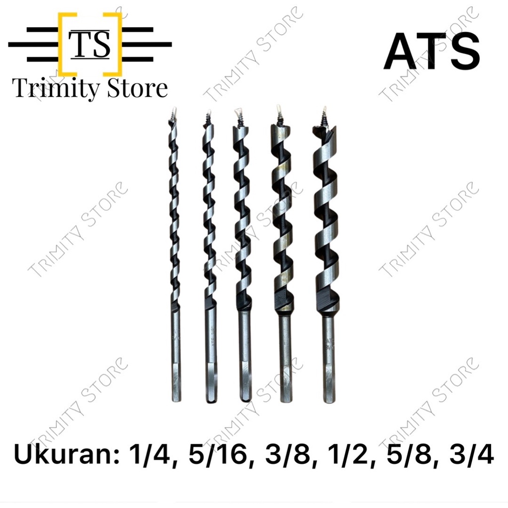 Jual Mata Bor Kayu Augerbits / Wood Drill 230 mm X (6 - 19 mm) | Shopee ...