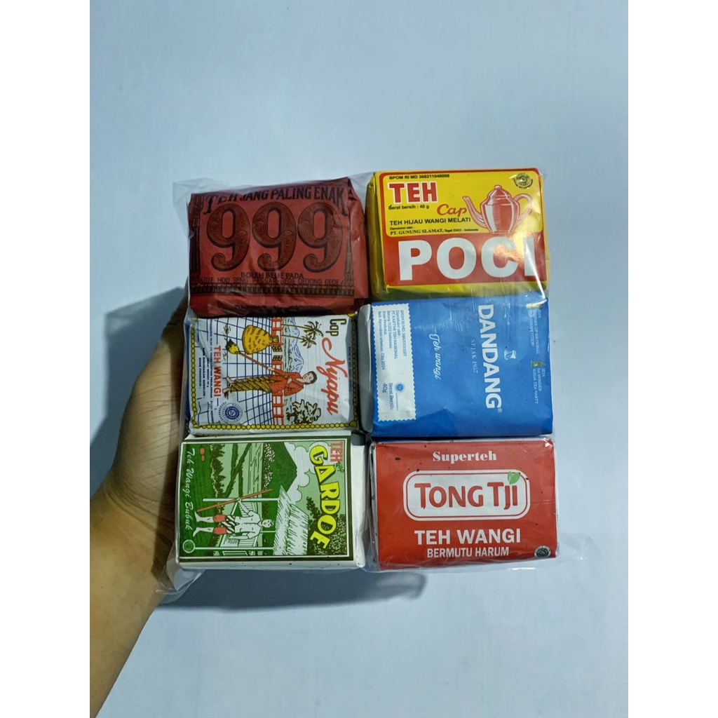 Jual Paket 6 Teh racikan enak TEH 999 TEH TONG TJI TEH NYAPU TEH ...