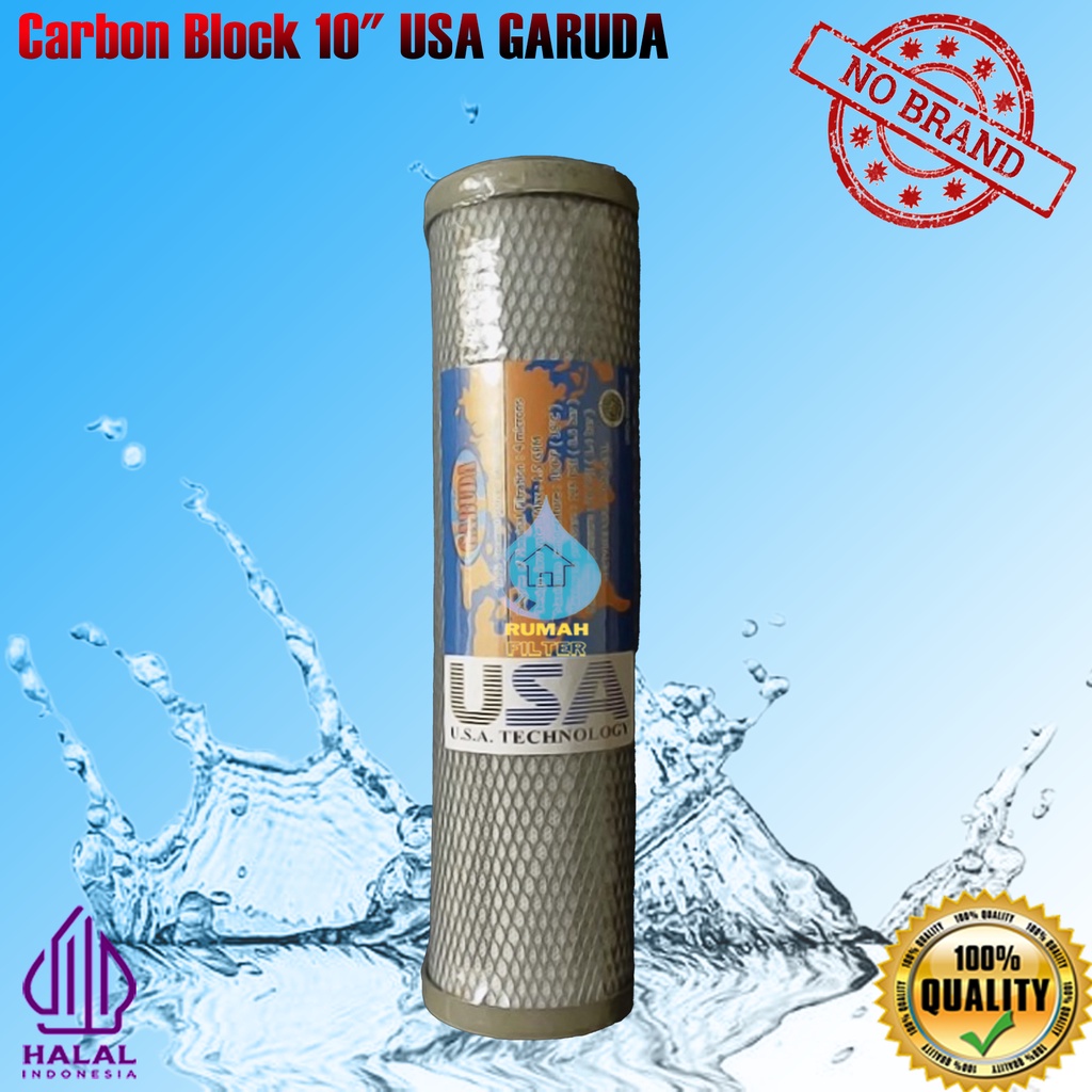 Jual CARTRIDGE FILTER AIR CTO CARBON BLOCK 10INC USA GARUDA | Shopee ...