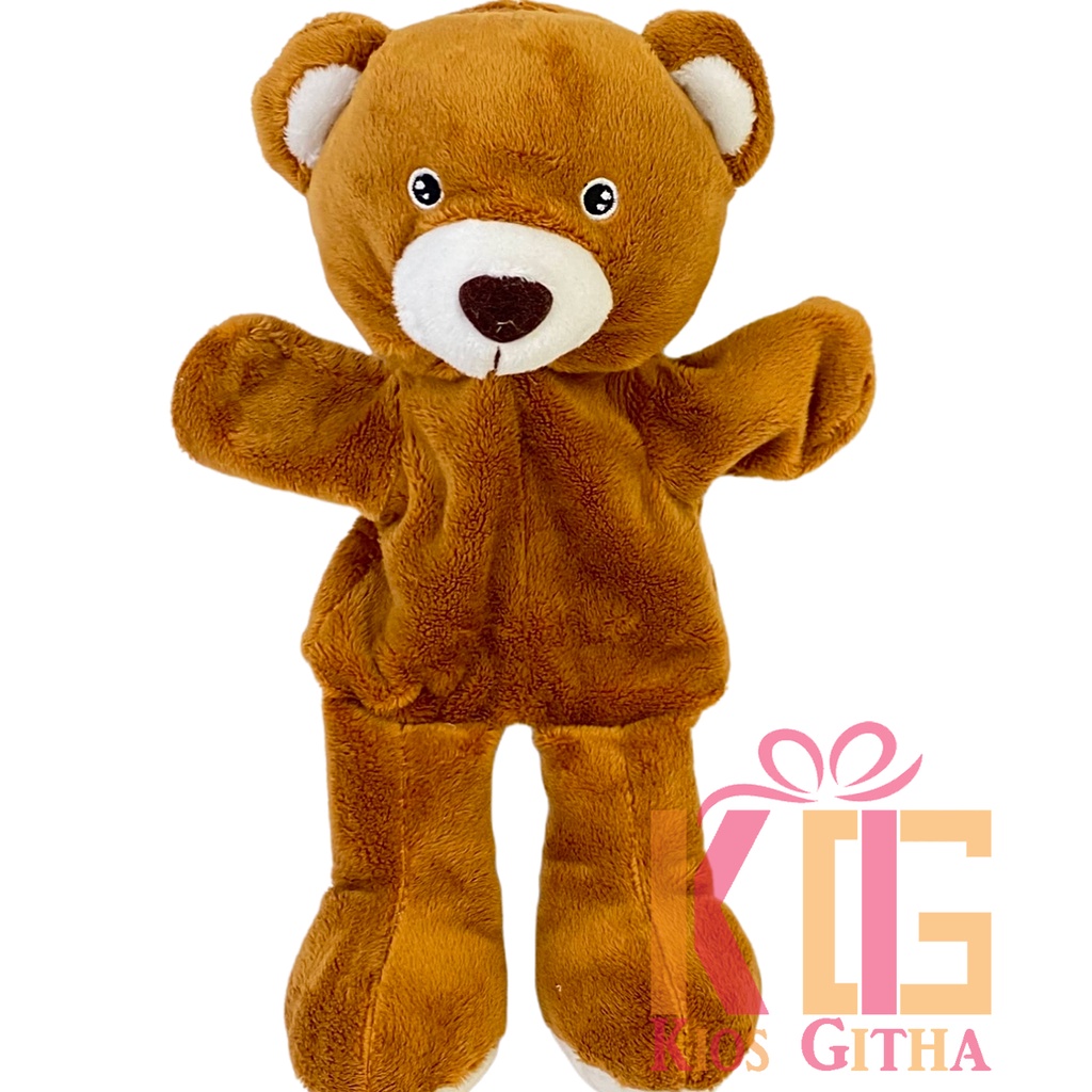 Jual Boneka Tangan Binatang Hand Puppet Bisa Custom sablon Nama Animal ...