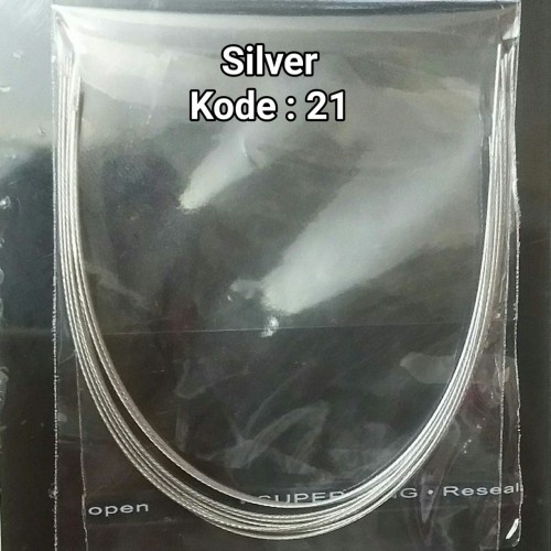 Jual Kawat Warna Silver Per Pack ISI 5 / Kawat Behel Fashion / Kawat ...