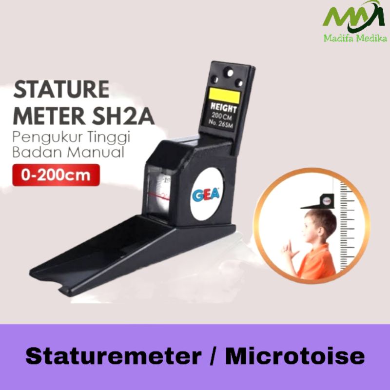 Jual Staturmeter Pengukur Tinggi Badan Microtoise | Shopee Indonesia