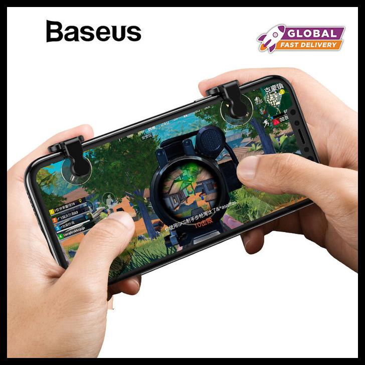 Jual Baseus Handphone Hp Gaming Trigger For Pubg Rules Of Survival ...