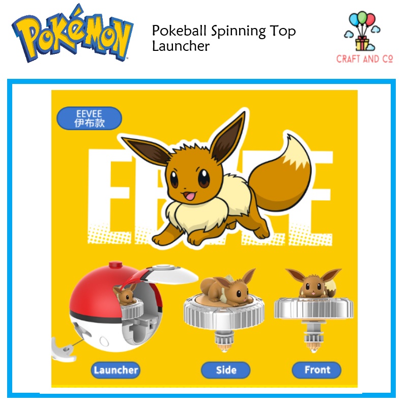Jual Pokemon Spinning Game Battle Pikachu/Eevee/Squirtle/Charmander/Mew ...