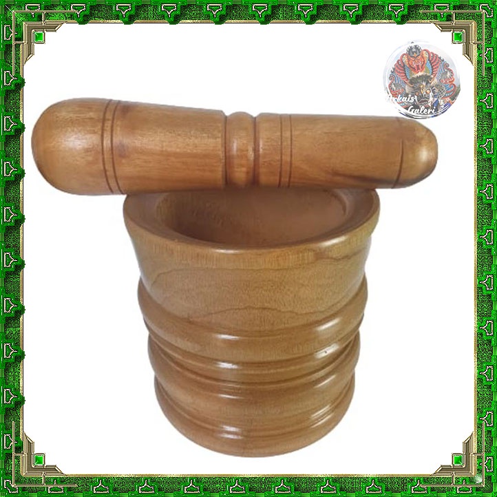 Jual SET LUMPANG KAYU + ALU / Tumbukan Kayu Halus / Alat Tumbuk ...