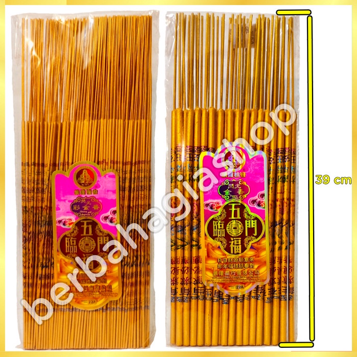 Jual Produk Terbaik] Dupa Hio Emas Tulisan China Stick 39 Cm Buat ...