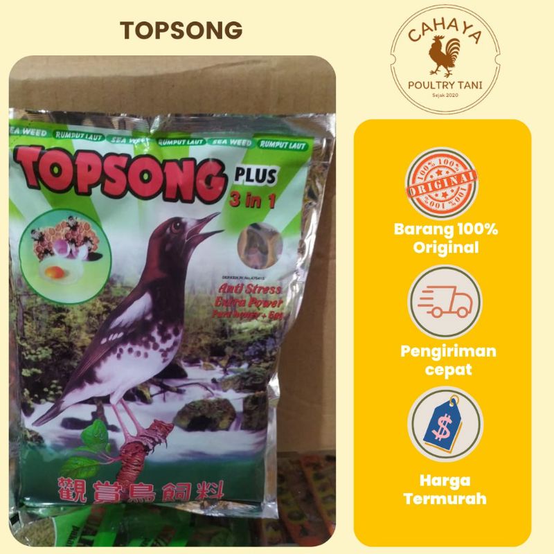 Jual Pakan Burung TOP SONG (Kuning/Hijau) | Shopee Indonesia
