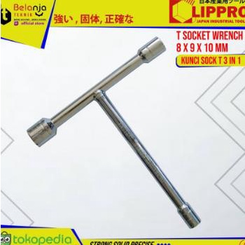 Jual Lippro Kunci Shock Sock T 3 Way 8 x 9x 10 mm CRV Socket Wrench 3 In 1 belanjate77 Ayo Beli ...