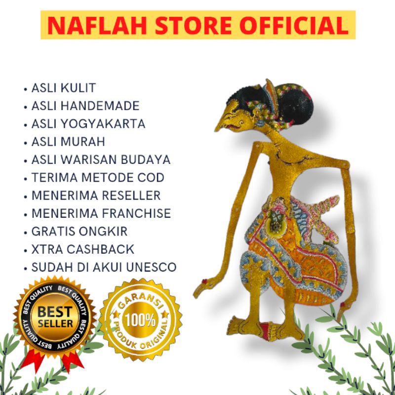 Jual Wayang kulit asli yudhistira/puntodewo/puntadewa | Shopee Indonesia